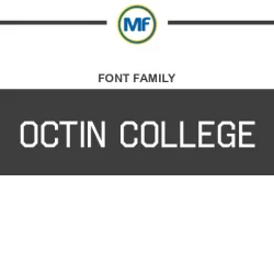 Octin College Regular: Free Font Download | MaisFontes