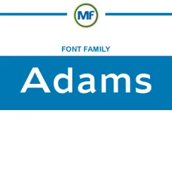 Adams Bold Font: Free Download | MaisFontes