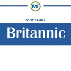 Britannic Bold Font: Free Download | MaisFontes