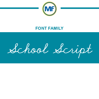 Download School Script Fonts | MaisFontes