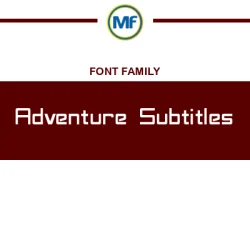 Adventure Subtitles Bold: Download Free Font | MaisFontes