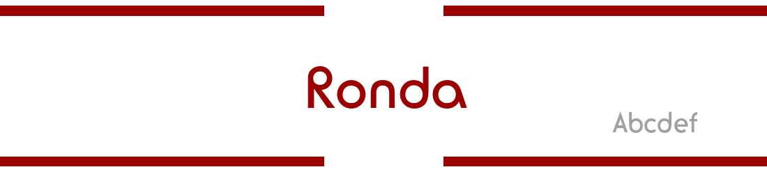 ITC Ronda: Free Font Download | MaisFontes