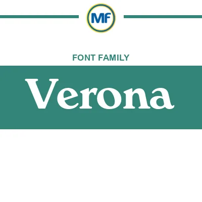 Verona Font Family: Free Download | MaisFontes