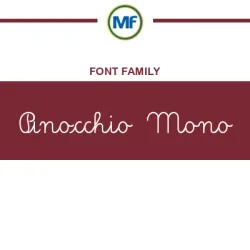 Pinocchio Mono: Free Font Download | MaisFontes