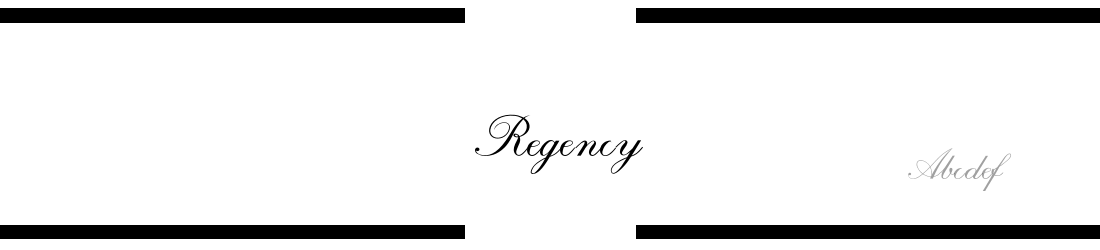 Regency Font: Free Download | MaisFontes