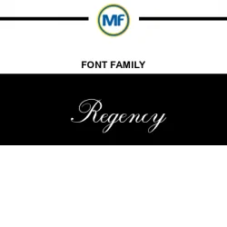 Regency Font: Free Download | MaisFontes