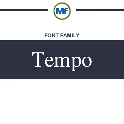 Download Tempo Fonts | MaisFontes