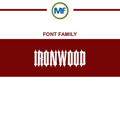 Ironwood Font Family: Download Free | MaisFontes