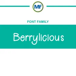 Berrylicious Regular Font: Free Download | MaisFontes
