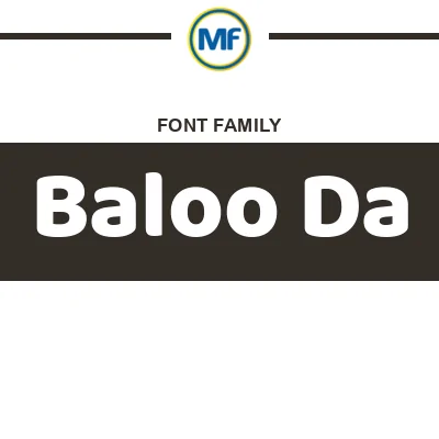 Download Baloo Da Fonts | MaisFontes