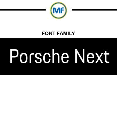 Porsche Next Font Family: Free Download | MaisFontes