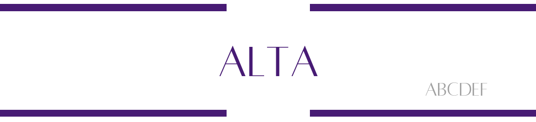 Alta Regular: Download Free Font | MaisFontes