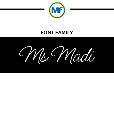 Ms Madi Font Family: Download Free (Google Fonts) | MaisFontes