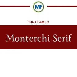 Monterchi Serif Regular Font: Free Download | MaisFontes