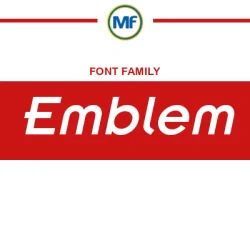 Emblem Font: Free Download | MaisFontes