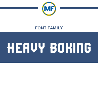 Download Heavy Boxing Fonts | MaisFontes