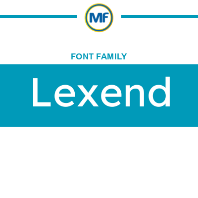 Download Lexend Fonts (Google Fonts) | MaisFontes