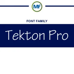 Tekton Pro Bold Font: Free Download | MaisFontes