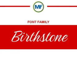 Birthstone Formal Font: Free Download | MaisFontes