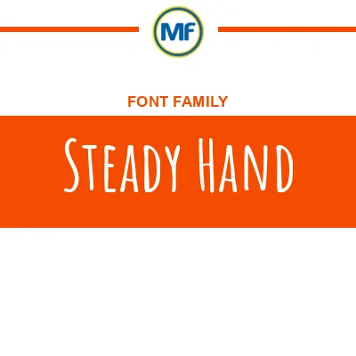 Download Steady Hand Fonts | MaisFontes