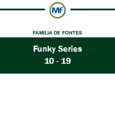 Funky Series 10 - 19 Família de Fontes: Baixe Grátis | MaisFontes