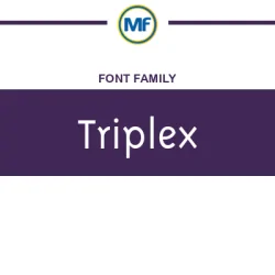 Triplex Bold Font: Free Download | MaisFontes