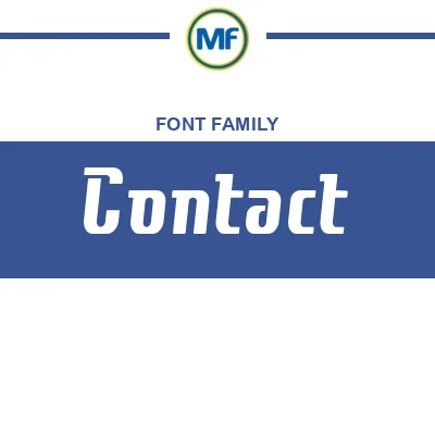 Download Contact Fonts | MaisFontes