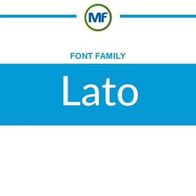 Lato fonts family to download (Google Fonts) | MaisFontes