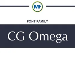 CG Omega Font: Free Download | MaisFontes