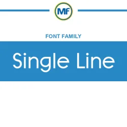 Single Line Bold: Free Font Download | MaisFontes
