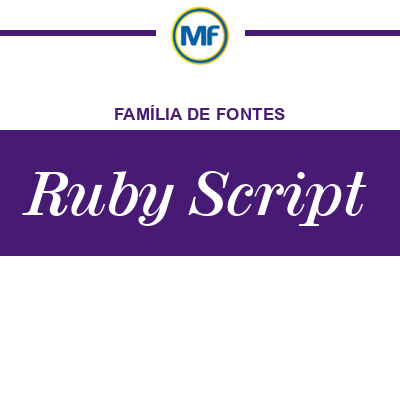 Baixar Fontes Ruby Script | MaisFontes