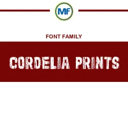 Cordelia Prints Stone Font: Free Download | MaisFontes