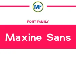 Maxine Sans Bold: Free Font Download | MaisFontes