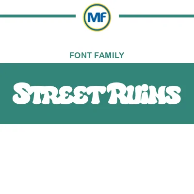 Street Ruins Font Family: Download Free | MaisFontes