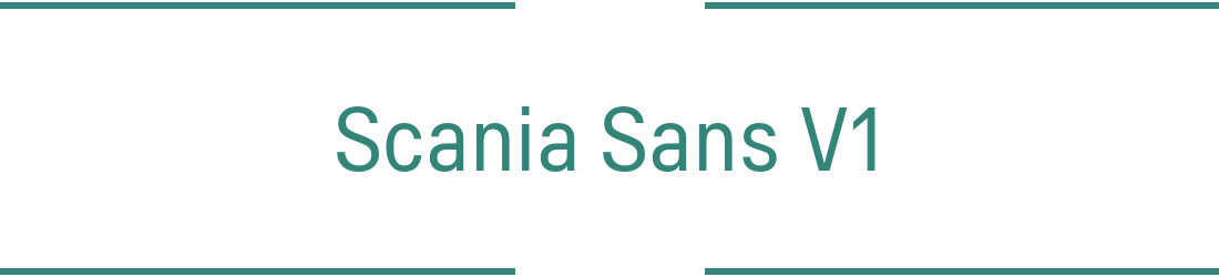 Scania Sans V1 Headline Bold: Download Free Font | MaisFontes