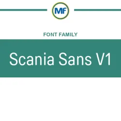 Scania Sans V1 Headline Bold Font: Free Download | MaisFontes