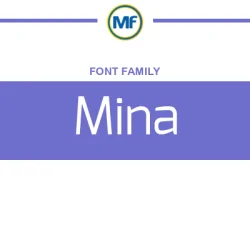Mina Regular: Free Font Download | MaisFontes