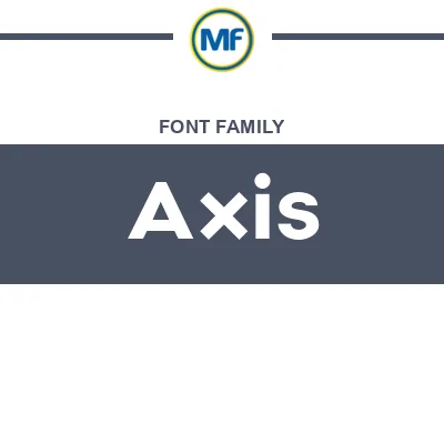 Download Axis Fonts | MaisFontes