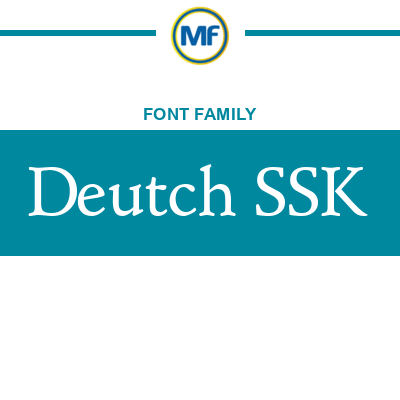 Download Deutch SSK Fonts | MaisFontes