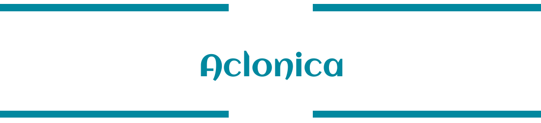 Aclonica: Free Font Download | MaisFontes