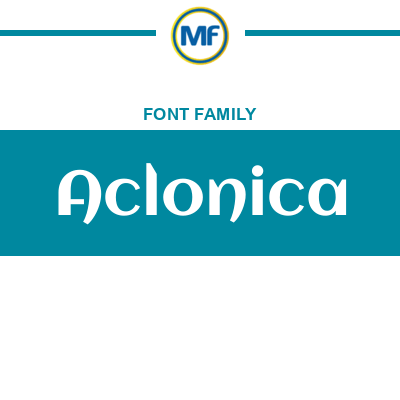 Download Aclonica Fonts | MaisFontes