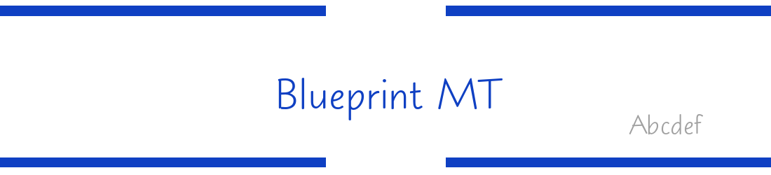 Blueprint MT Bold Font: Free Download | MaisFontes