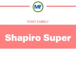 Shapiro 85 Super Heavy: Free Font Download | MaisFontes