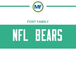 NFL Bears: Free Font Download | MaisFontes