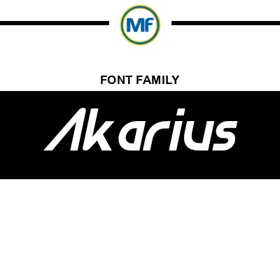Download Akarius Fonts | MaisFontes