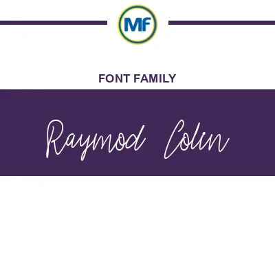 Raymod Colin Font Family: Download Free | MaisFontes
