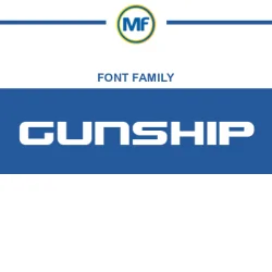 Gunship Bold: Free Font Download | MaisFontes