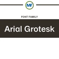 Arial Grotesk Heavy Font: Free Download | MaisFontes
