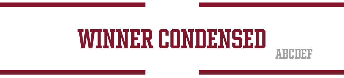Winner Condensed Bold Font: Free Download | MaisFontes