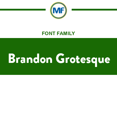 Download Brandon Grotesque Fonts | MaisFontes